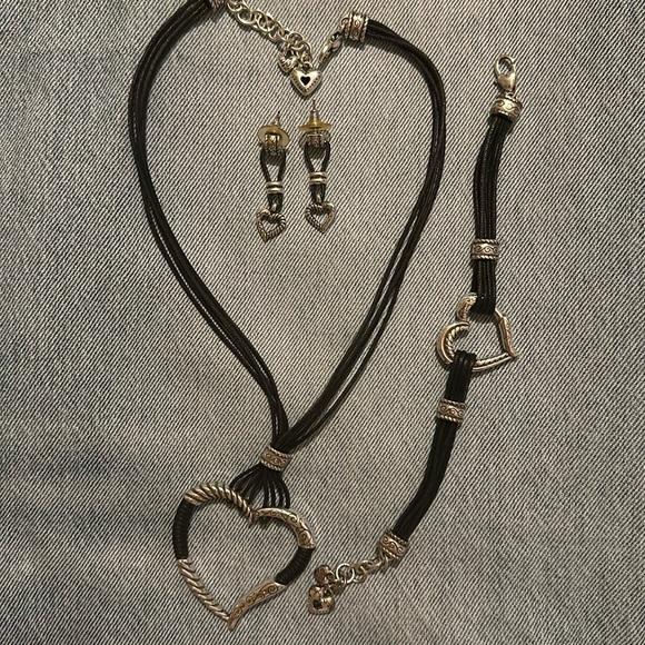 Brighton | Jewelry | Brighton Heritage Heart Set | Poshmark